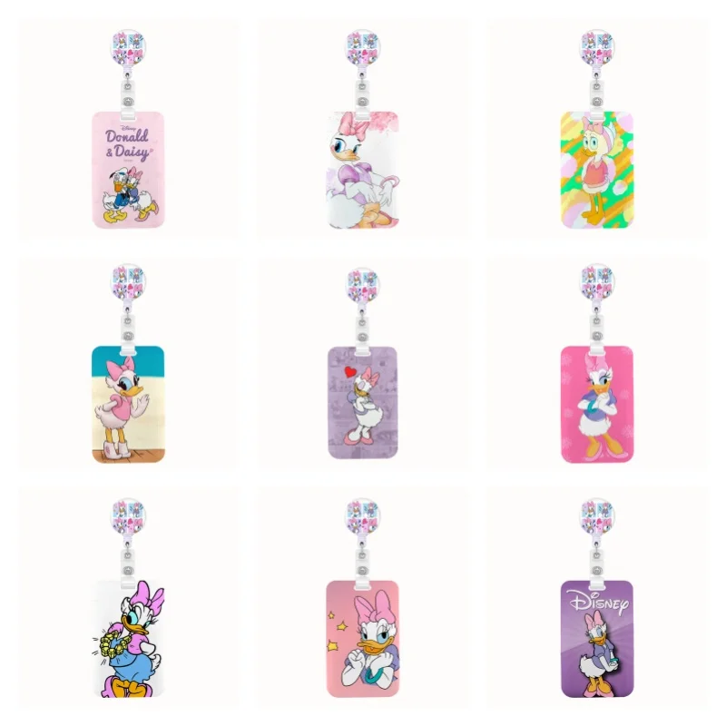 Cartoons Cute Kids Keychain Easy Retractable Keychain Office ID Card ...
