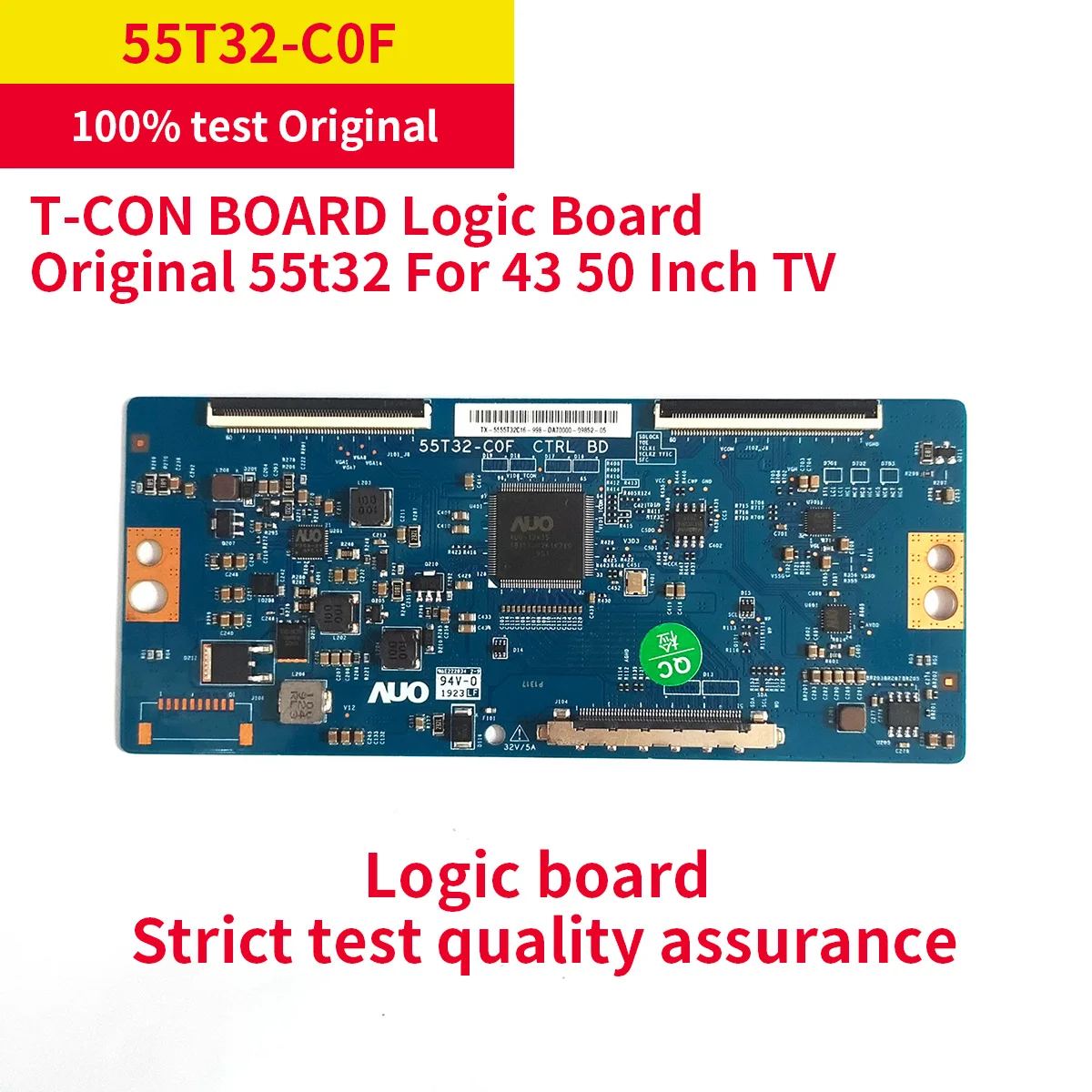 100% New Good Test Original T-CON board 55T32-C0F Suitable for 43" 50 ...