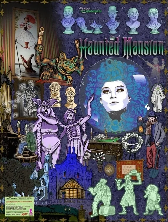 Haunted Mansion Disney World Art