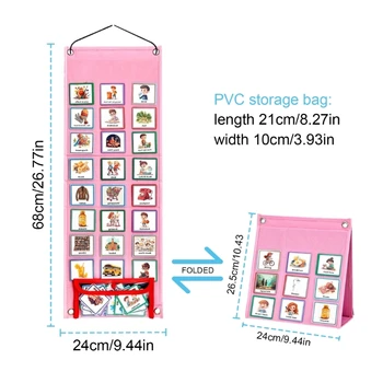 Visual Schedule Chart Double Side Weekly Planner Chore Chart Kid ...