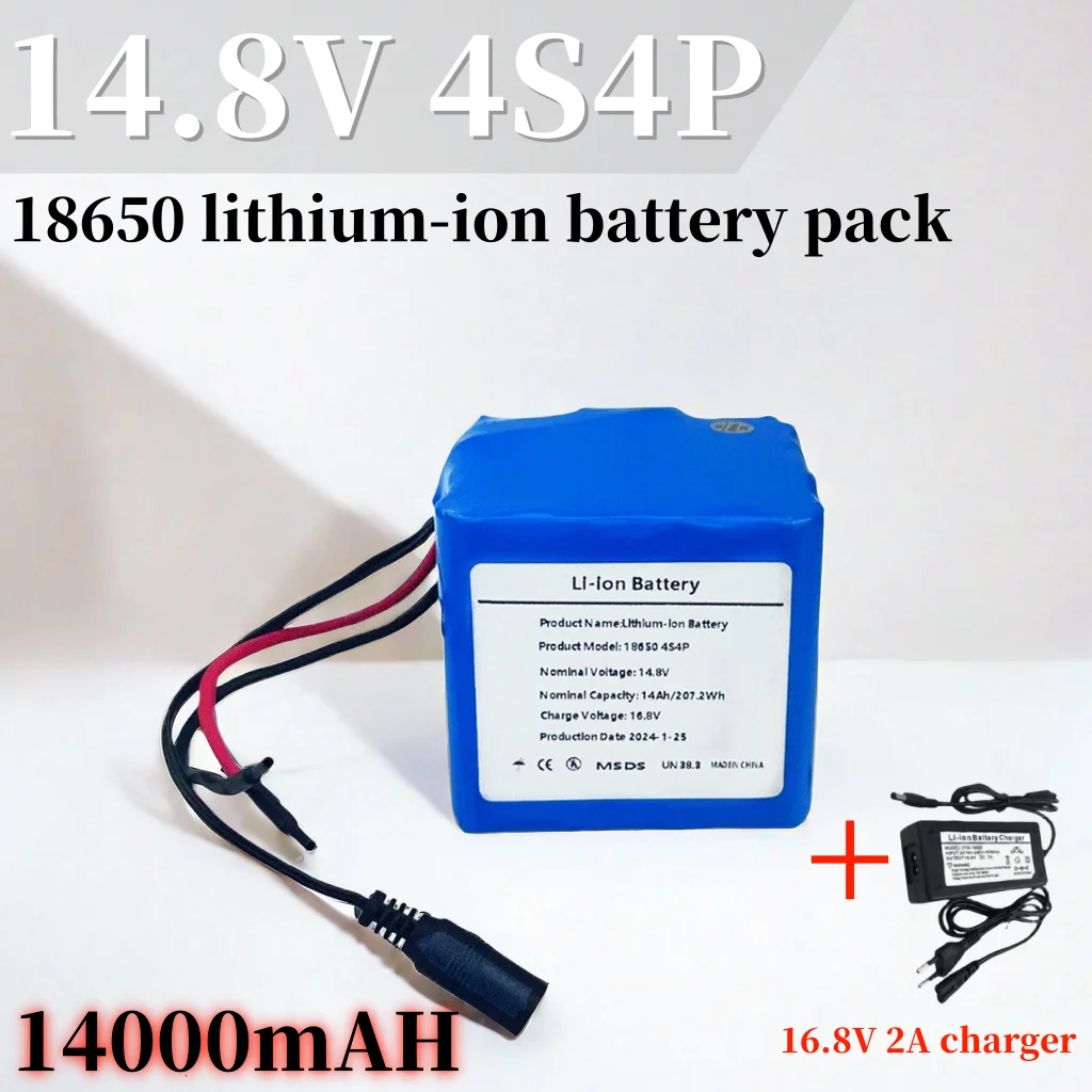 14-8V-14Ah-4S4P-18650-rechargeable-lithium-ion-battery-suitable-for ...