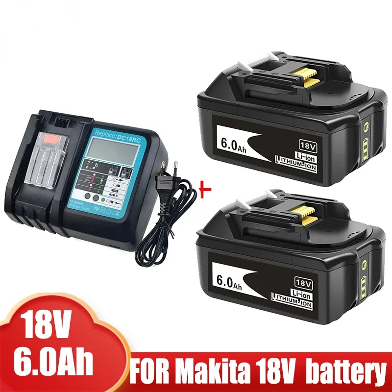 High-Quality-BL1860-Rechargeable-Battery-18V-6000mAh-Lithium-Ion-for-Makita-18v-Battery-BL1840 ...