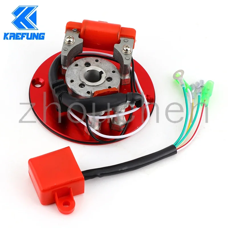 Red-Racing-Magneto-Stator-Rotor-Ignition-CDI-Box-For-Chinese-Lifan-YX ...