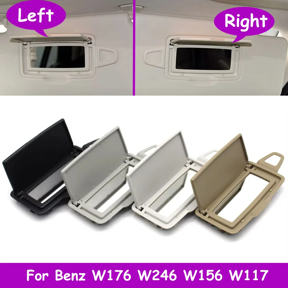 LHD-RHD-Car-Left-Right-Sun-Shade-Visor-Makeup-Cosmetic-Mirror-Cover-For ...