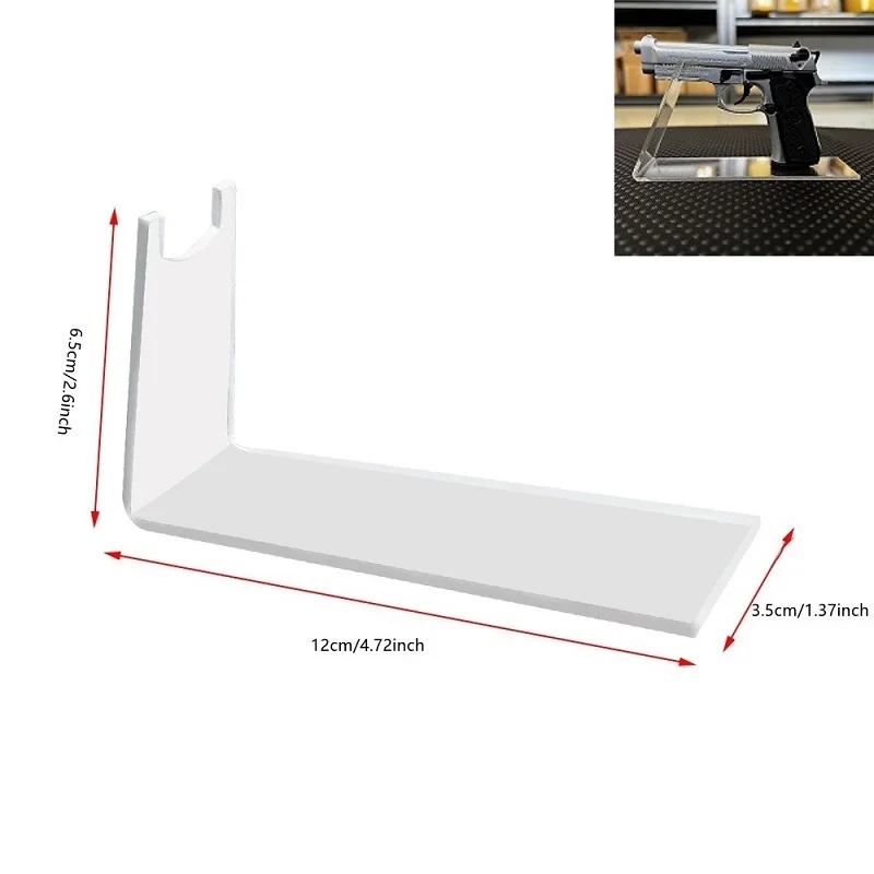 Pistol Gun Miniature Model Display Rack Stand Home Desktop Decoration ...