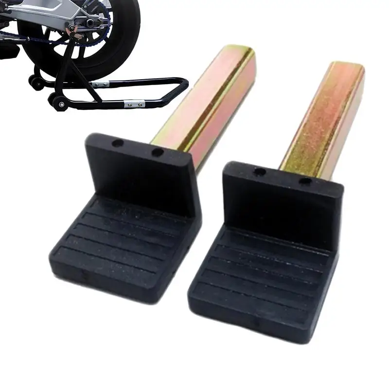 2pcs-Labor-Saving-Motorcycle-Kickstand-Wheel-Support-Side-Stand-Paddock ...