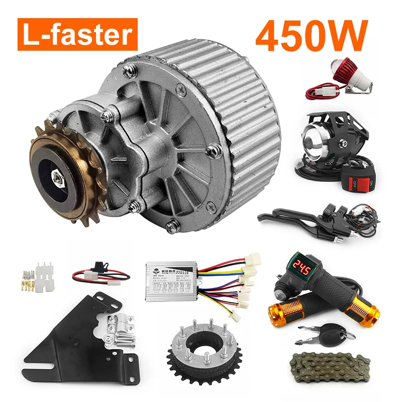 L-faster 36V 450W E-bike Motor Suit Electric Multiple Speed Bike ...