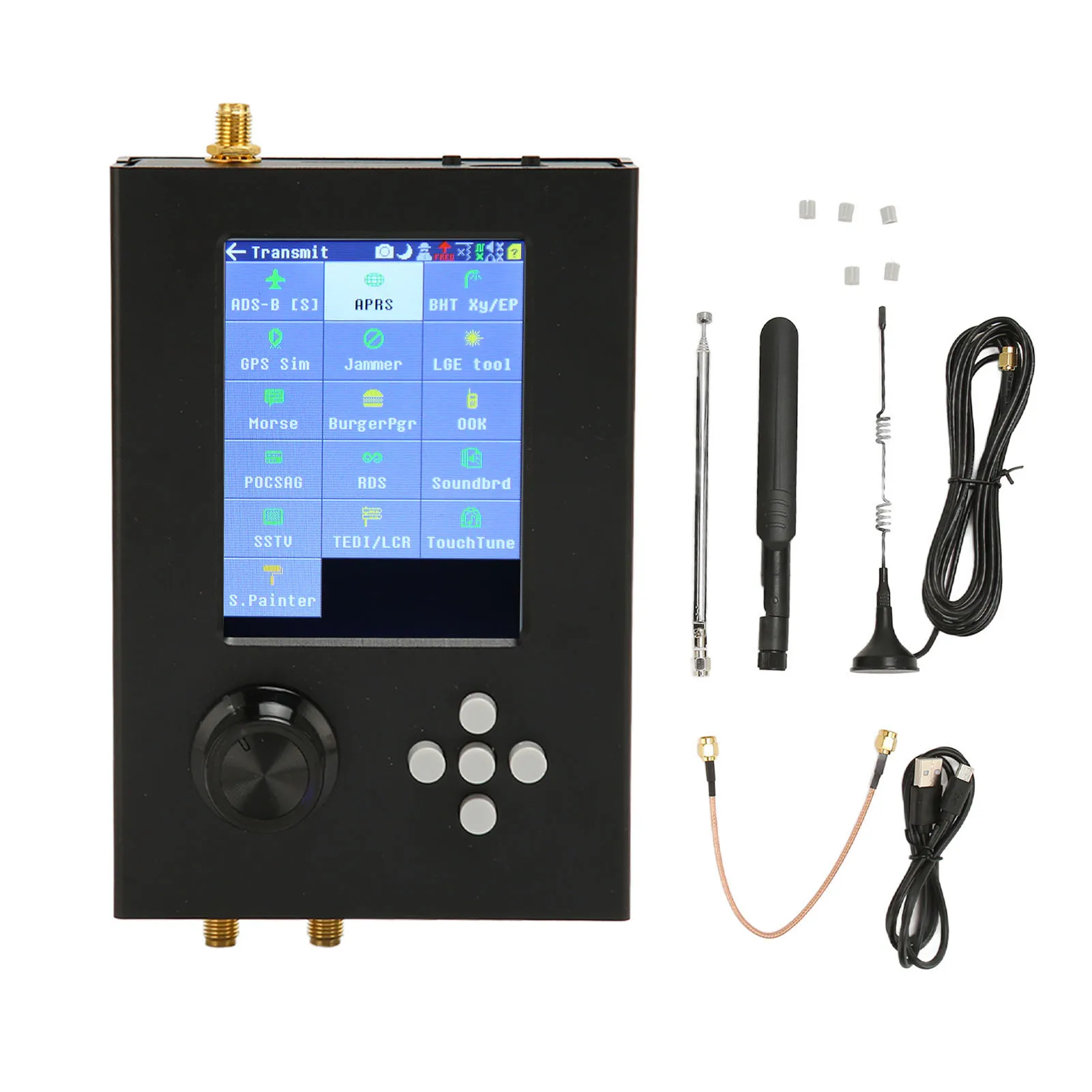 SDR-Radio-Receiver-Software-Defined-Radio-Receiver-3-2-Inch-LCD-Touch ...