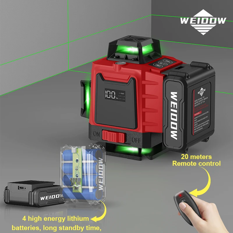 WEIDDW-16-linhas-de-n-vel-laser-profissional-horizontal-vertical-laser-verde-autom-tico-360 ...