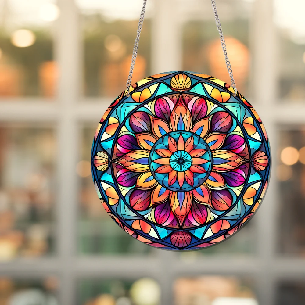 1-pc-Modern-colorful-flower-15-20cm-height-Window-Hangings-with-Chain ...