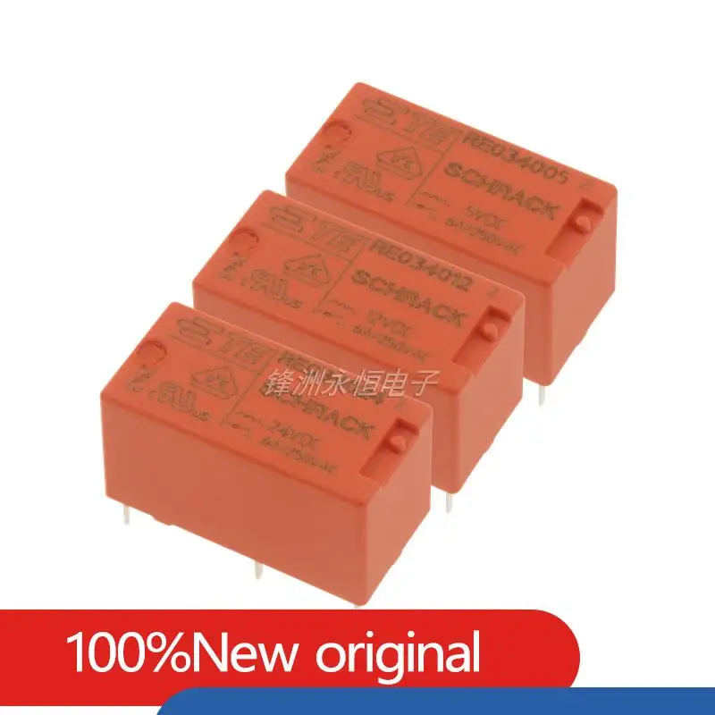 20PCS-Lot-100-Original-New-TE-Relay-RE034005-5VDC-RE034012-12VDC ...