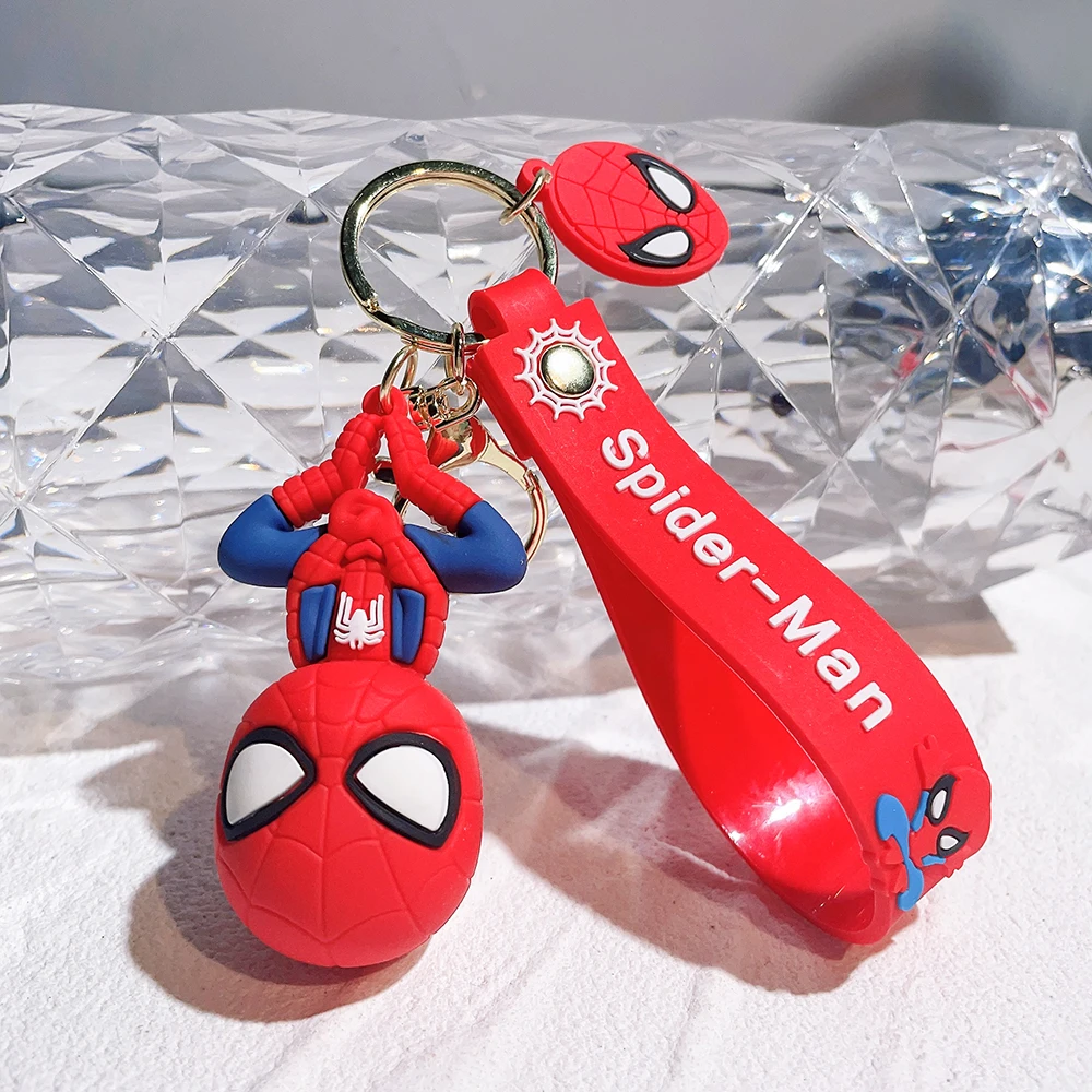 Marvel-Avengers-Spiderman-Keychain-Cute-Superhero-Pendant-Keyring-for ...