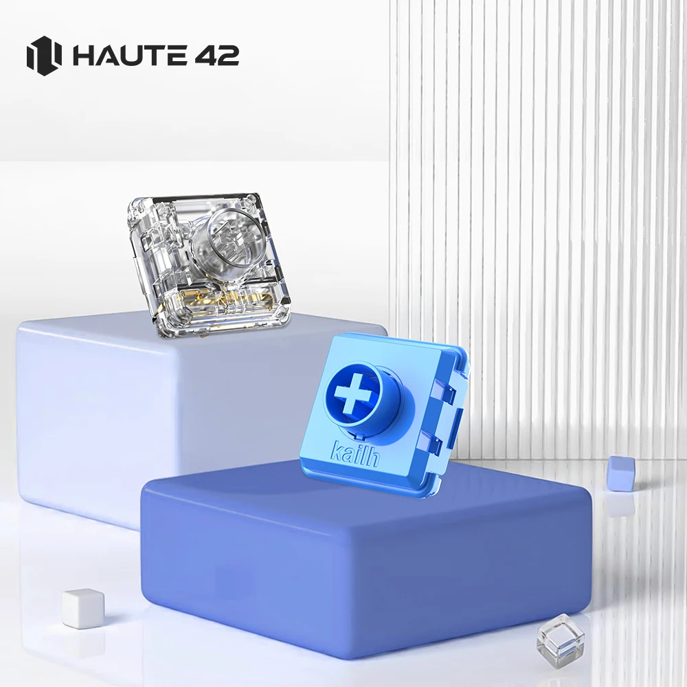 Haute42-Kailh-interruptor-de-cristal-de-perfil-bajo-personalizado-para ...