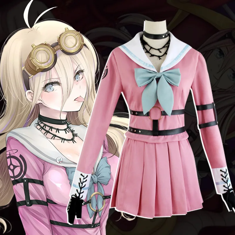 Anime Danganronpa Miu Iruma Cosplay Costume Dresses Wig Carnival ...