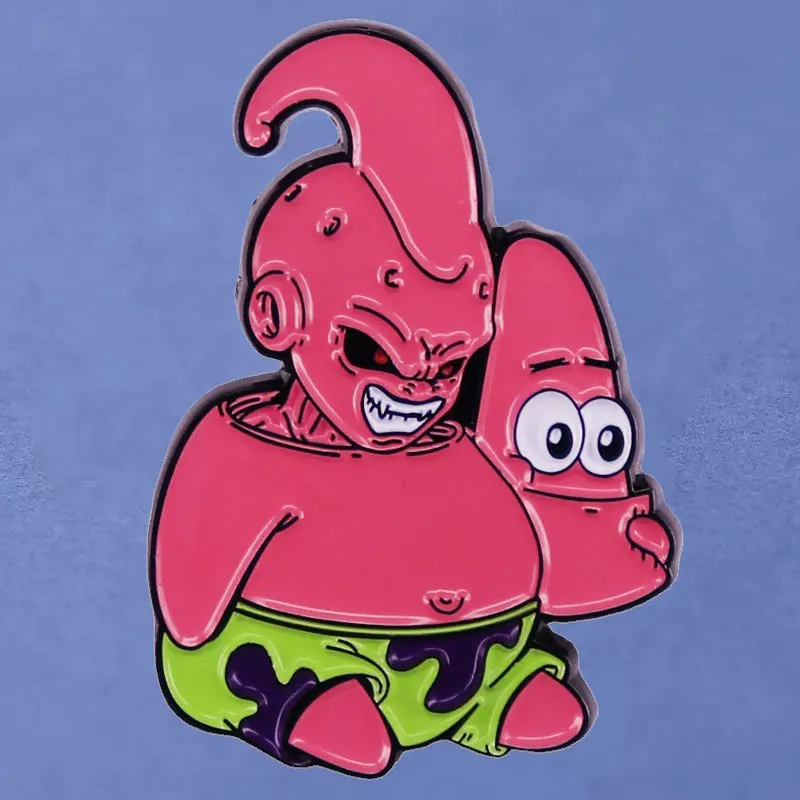Dragon Ball Majin Buu Anime Lapel Pins Backpack Jeans Enamel Brooch Pin ...