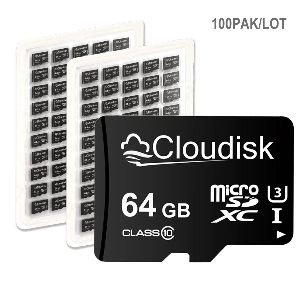 Cloudisk-100Pcs-Ultra-Micro-SD-Card-Flash-Memory-Card-64GB-32GB-16GB ...