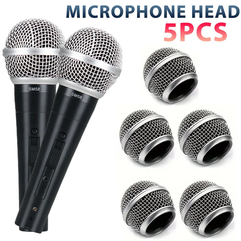 Cabezal-de-repuesto-de-acero-para-Micr-fono-SM58-Mesh-accesorio-para ...