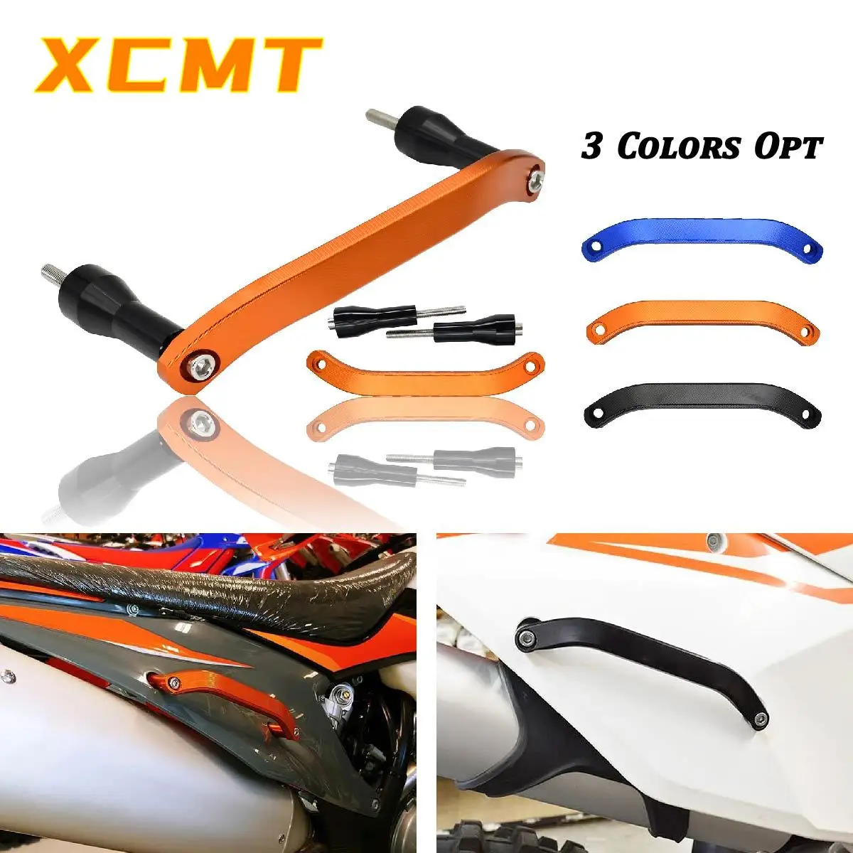 Rear Seat Grab Handle CNC Rail Handle Handrail For KTM SX SXF XC XCF ...
