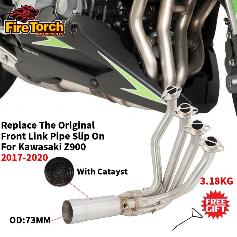 Slip On For Kawasaki Z900 2017 - 2020 Motorcycle Exhaust Escape Systems ...