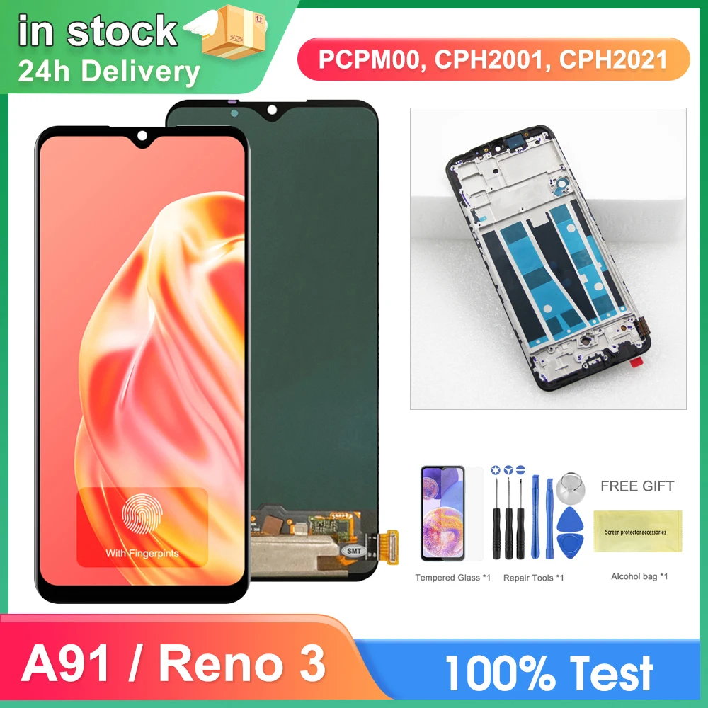 Screen-for-OPPO-Reno-3-Reno3-CPH2043-Lcd-Display-Digital-Touch-Screen ...