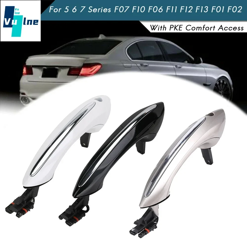 Front Rear Car Exterior Comfort Access Keyless Go Door Handle For BMW 5 ...