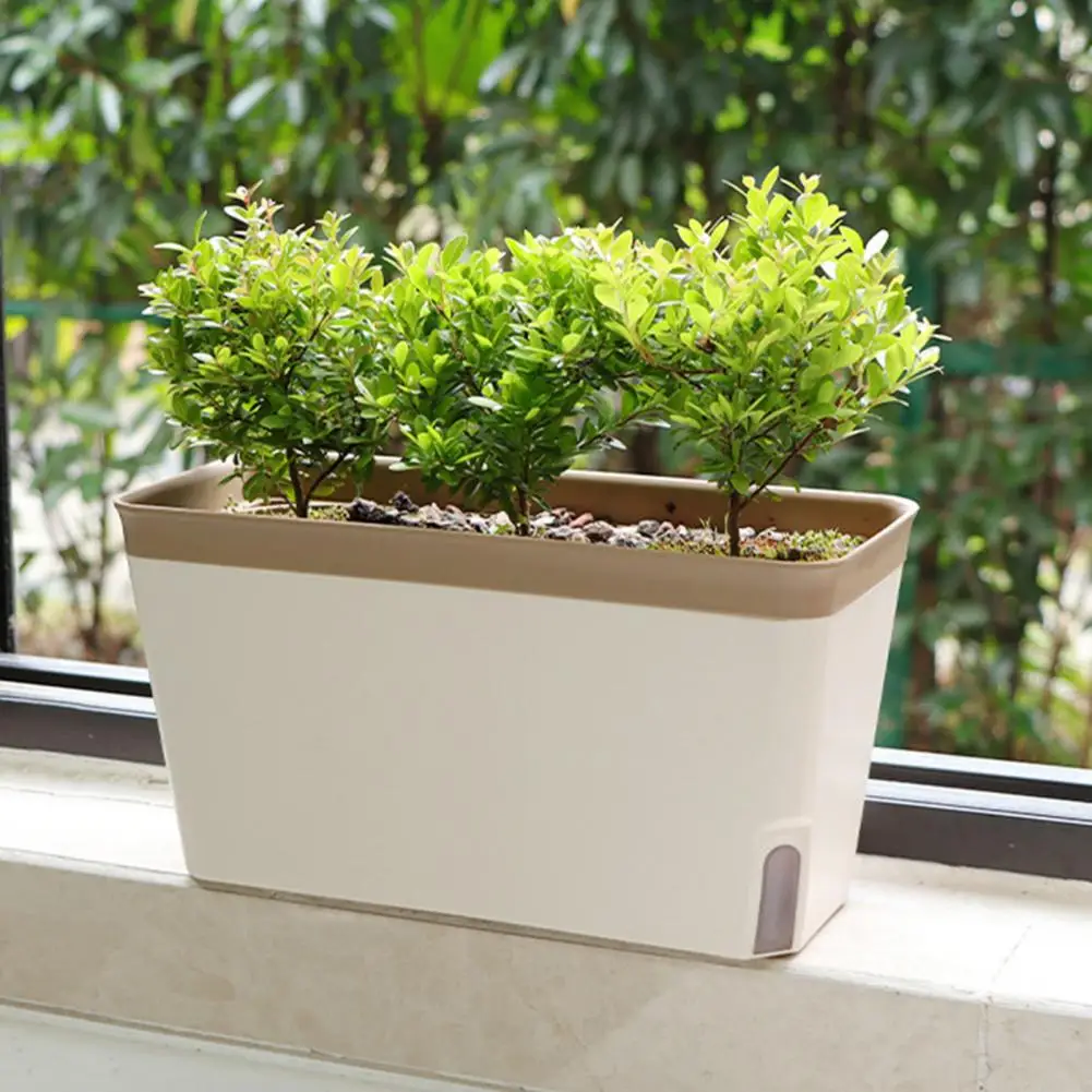 Self-Watering-Plant-Pot-Double-Layer-Plant-Pot-Modern-Self-Watering ...