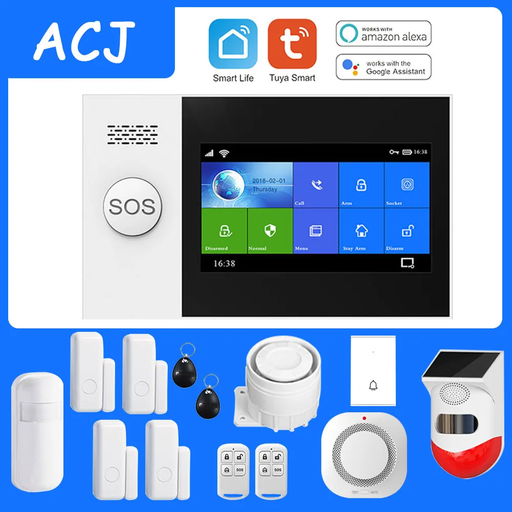 Alarm Systems Security Home Gsm Wireless | Gsm Alarm System Motion ...