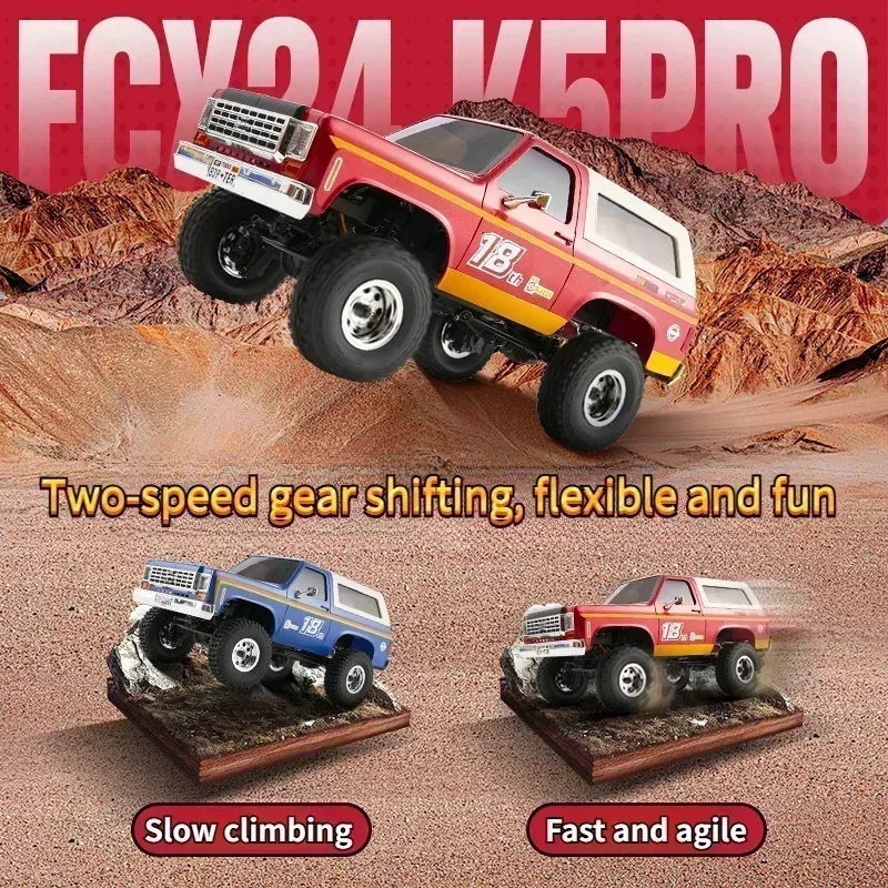 FMS-18th-Anniversary-K5PRO-1-24-RC-Car-4WD-Old-fashioned-Color-Climbing ...