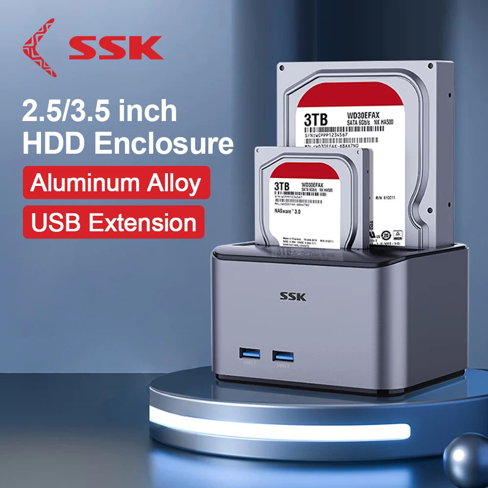 SSK-Dual-Bay-Aluminum-External-Hard-Drive-Docking-Station-USB-3-0-To ...
