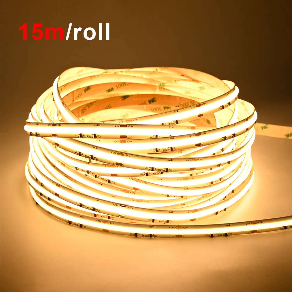 15m-roll-COB-LED-Strip-Light-Super-Long-360-LEDs-m-High-Density ...