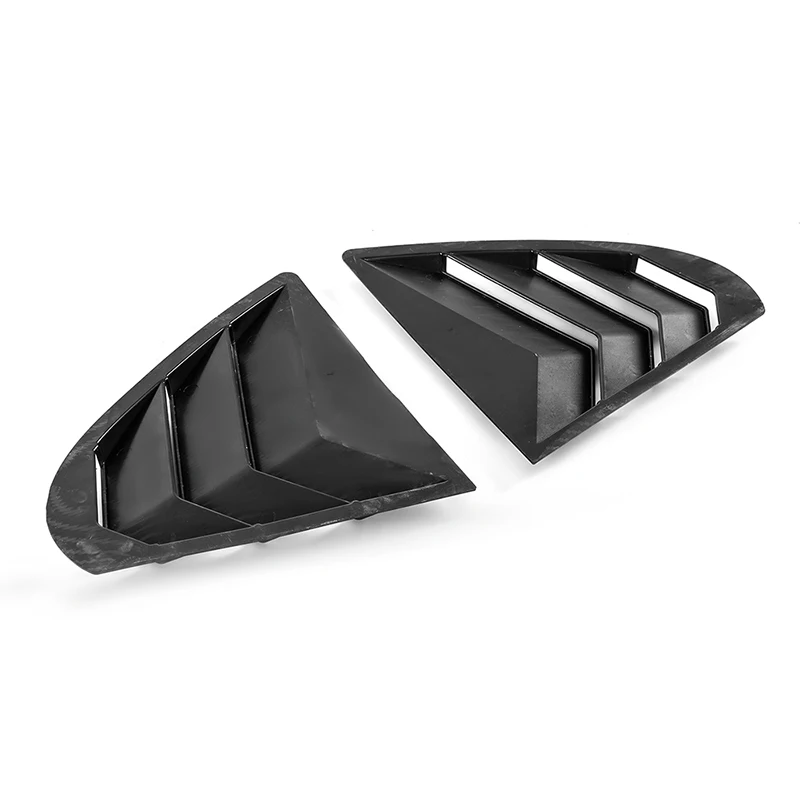 Rear Quarter Side Window Louver Shutter Trim Spoiler Outlet Vent Panel ...