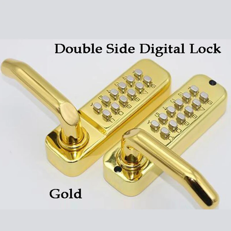 Double-Sided-Keypad-Keyless-Entry-Door-Lock-Mechanical-Lock-With-Lever ...