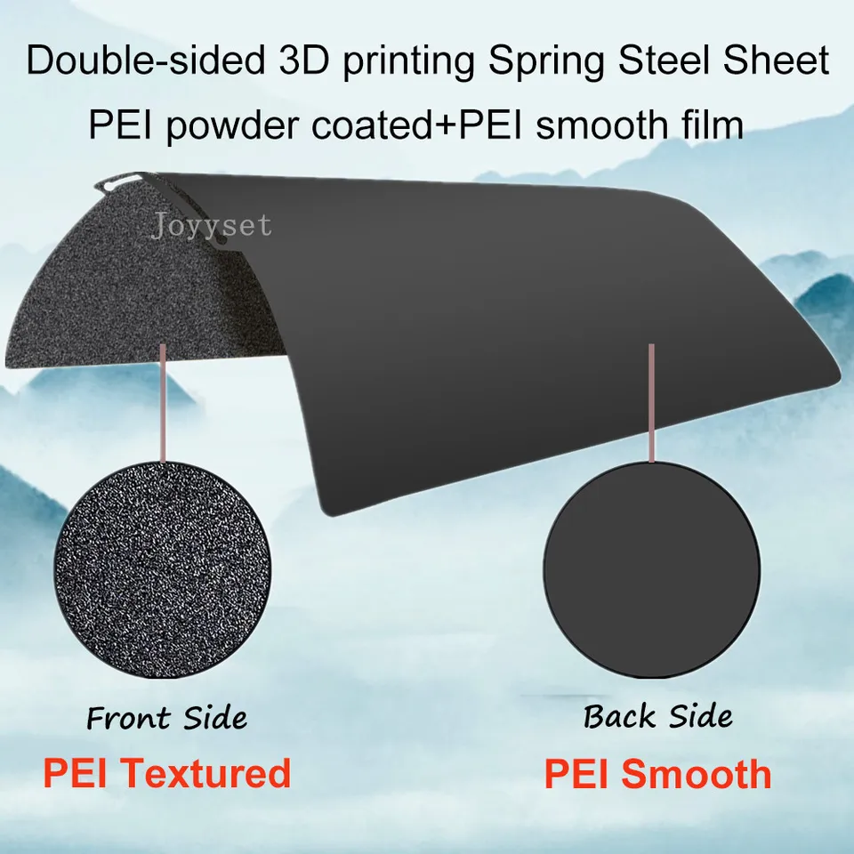 Bambu Texture Pei Plate HzdaDeve PEI Sheet For Bambu Lab X1/X1C/X1E/P1P ...