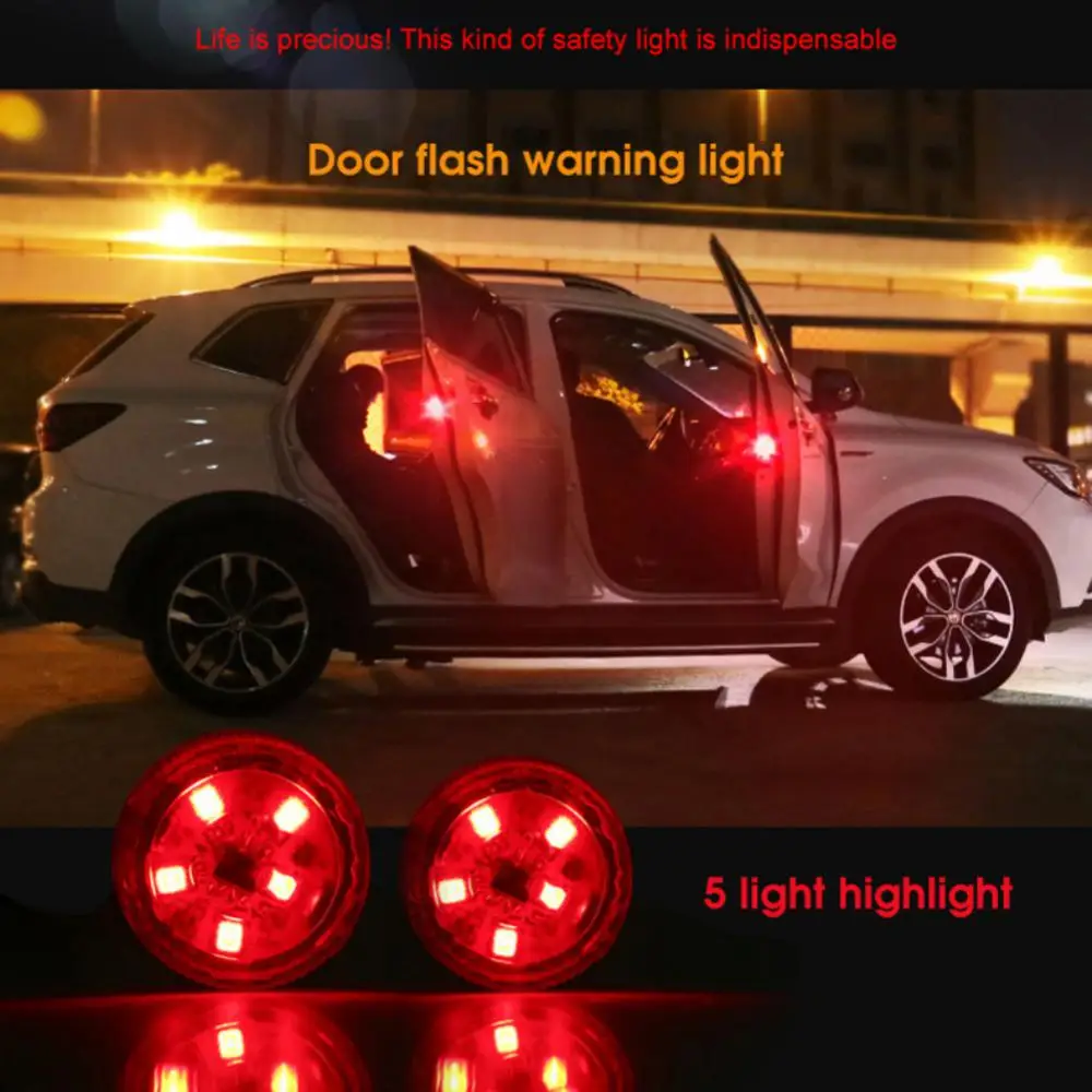 2023-Wireless-Magnetic-Car-Door-Opening-Warning-Light-5-LED-Strobe ...