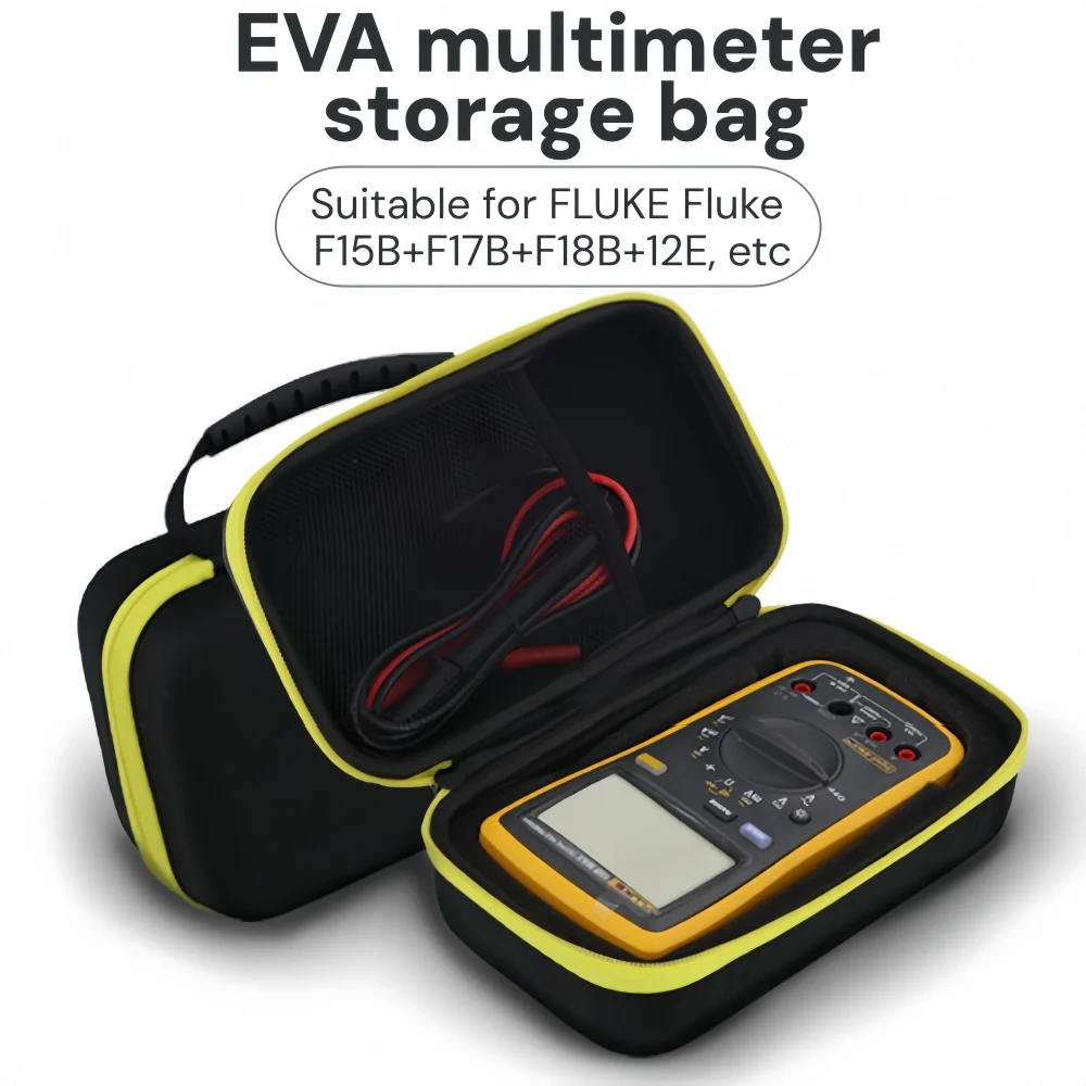 Hard Shell Multimeter Tool Bag Shockproof Case Portable EVA Toolbag ...