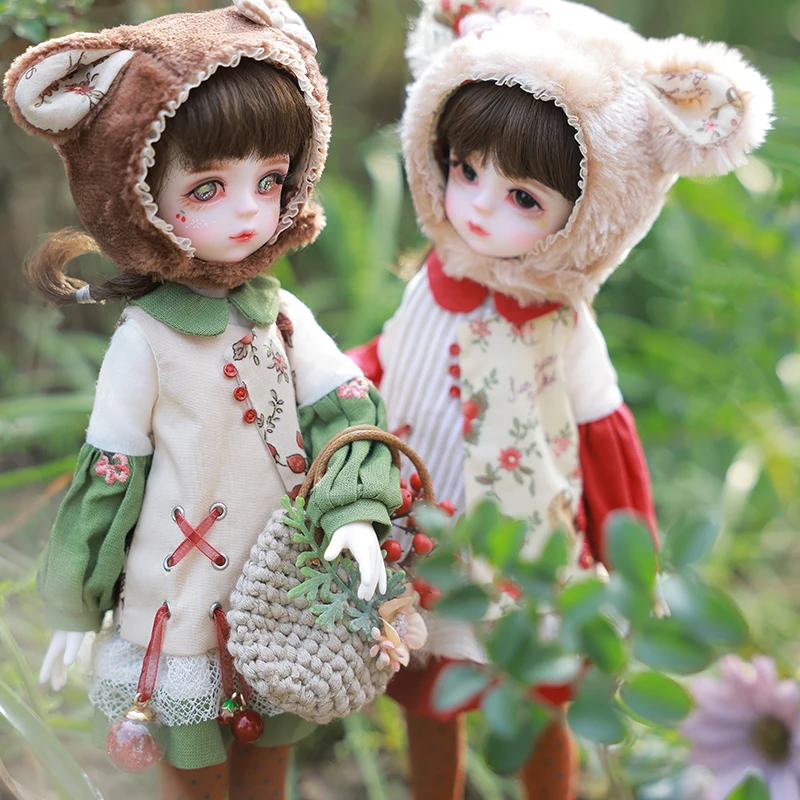 New Design Xi BJD Doll 1/6 Strawberries and berries are twins Resin ...