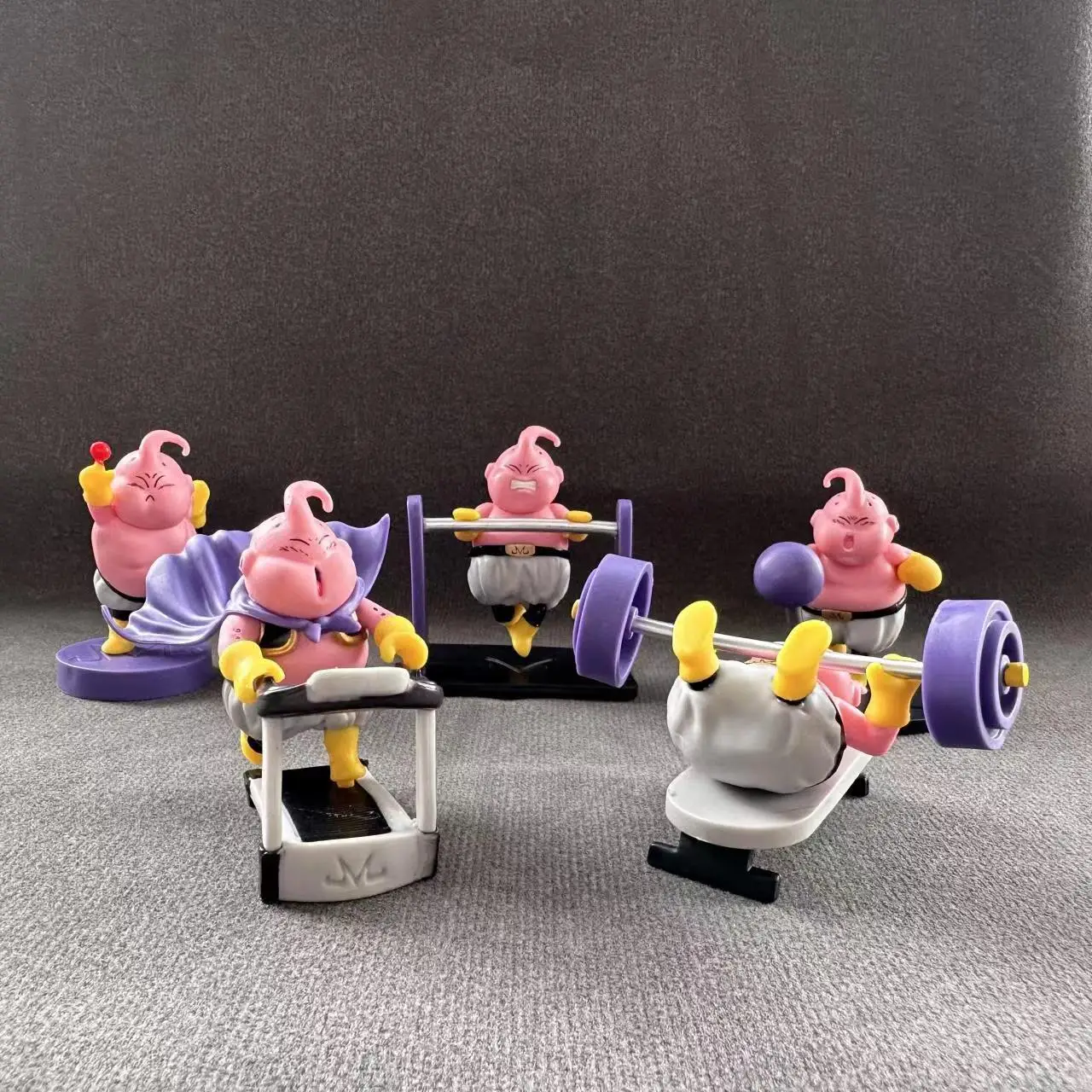 5pcs/set Fitness Body Building Dragon Ball Majin Buu Cute figure ...
