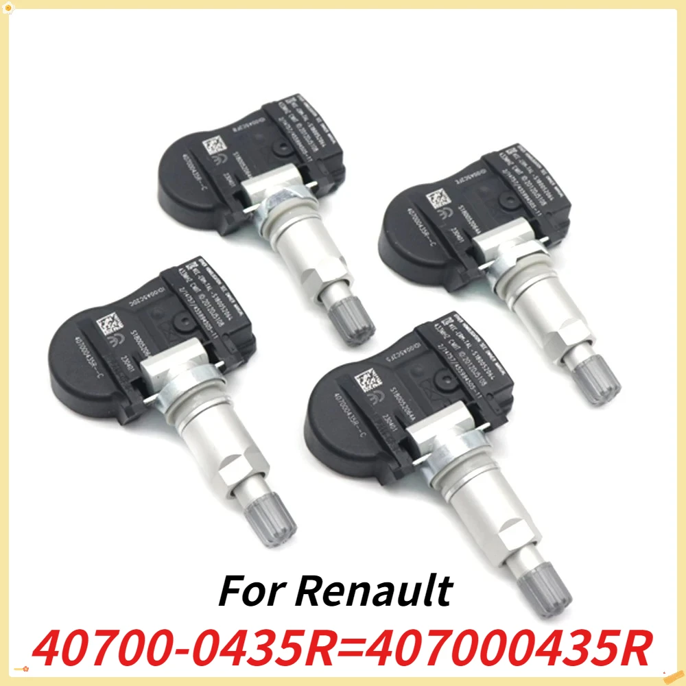 Tire Pressure Sensor 407000435R TPMS For Renault Fluence Laguna III ...
