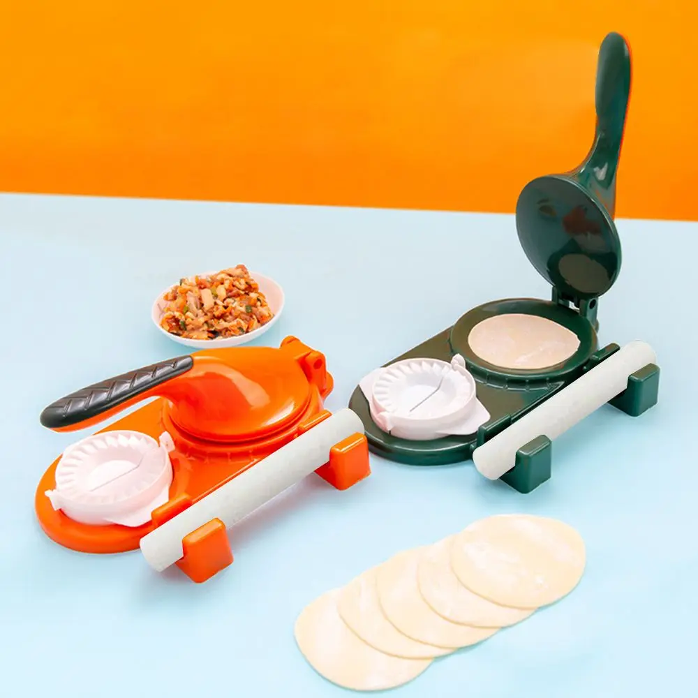 3 in 1 Dumpling Mold with Rolling Pin Lazier Dumpling Mold Home Kitchen ...