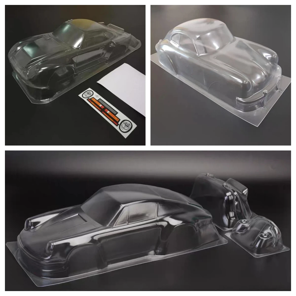 210mm Mini Chassis Clear Car Body shell for 1/10 Mini Chassis Tamiya M ...