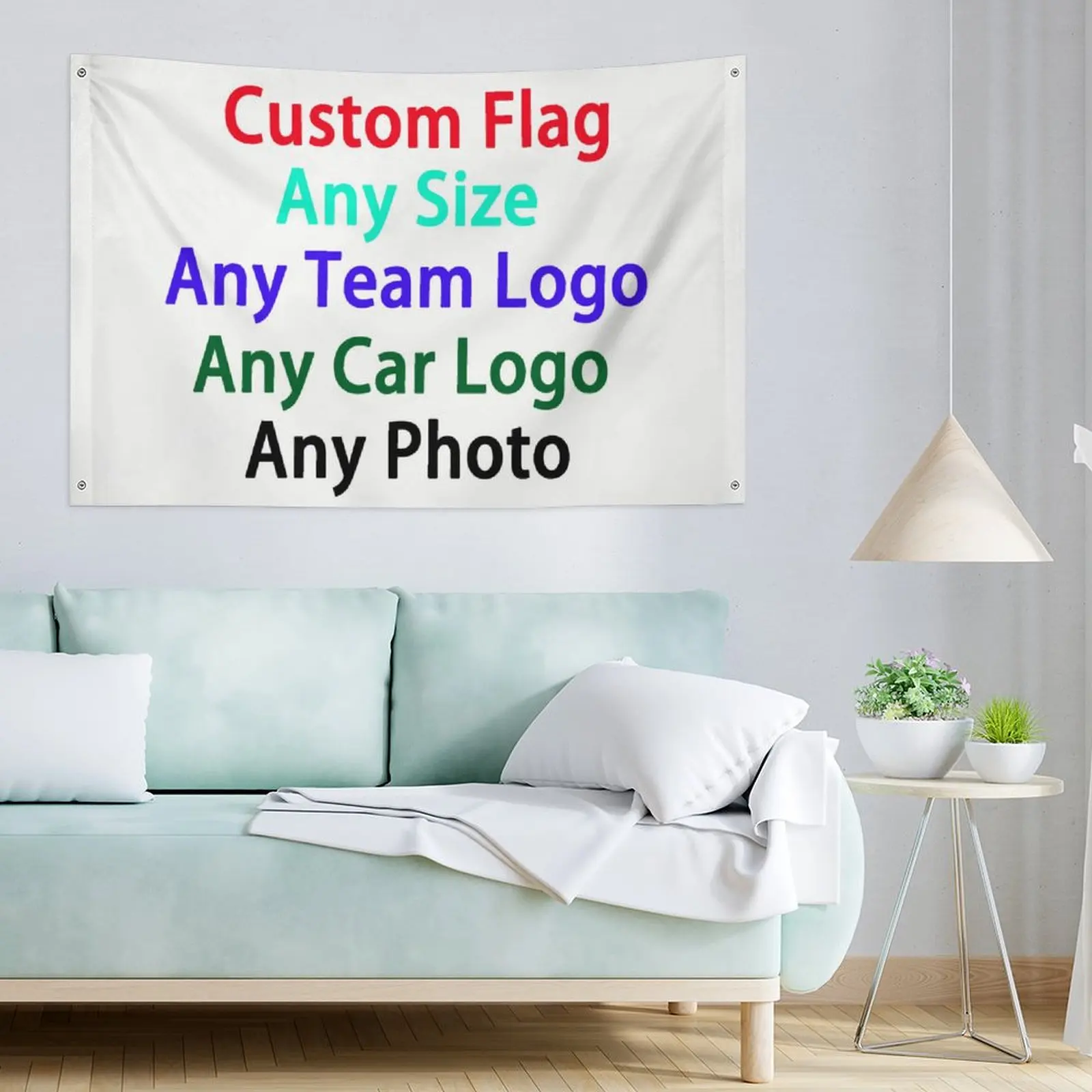 New Custom Car Motorcycle Team or Conpany Logo Flag Personalised ...