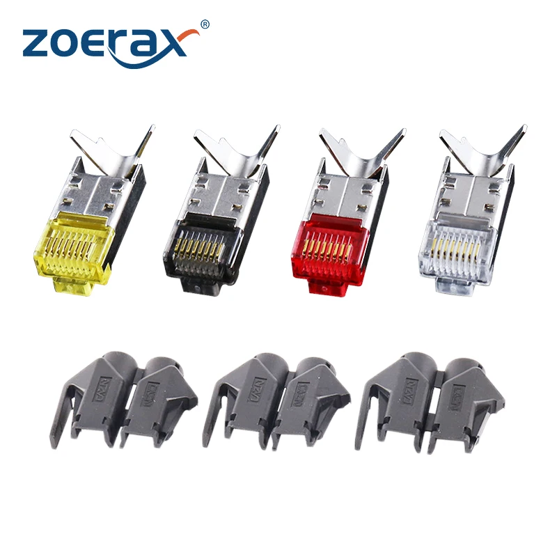 ZoeRax-10PCS-Industrial-Type-RJ45-Modular-Plug-Connectors-Enhanced-Cat5 ...