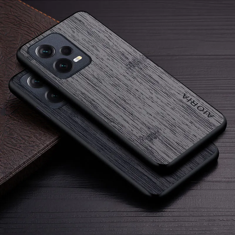 Case-for-Xiaomi-Redmi-Note-12-Pro-Plus-Turbo-5G-4G-funda-bamboo-wood ...