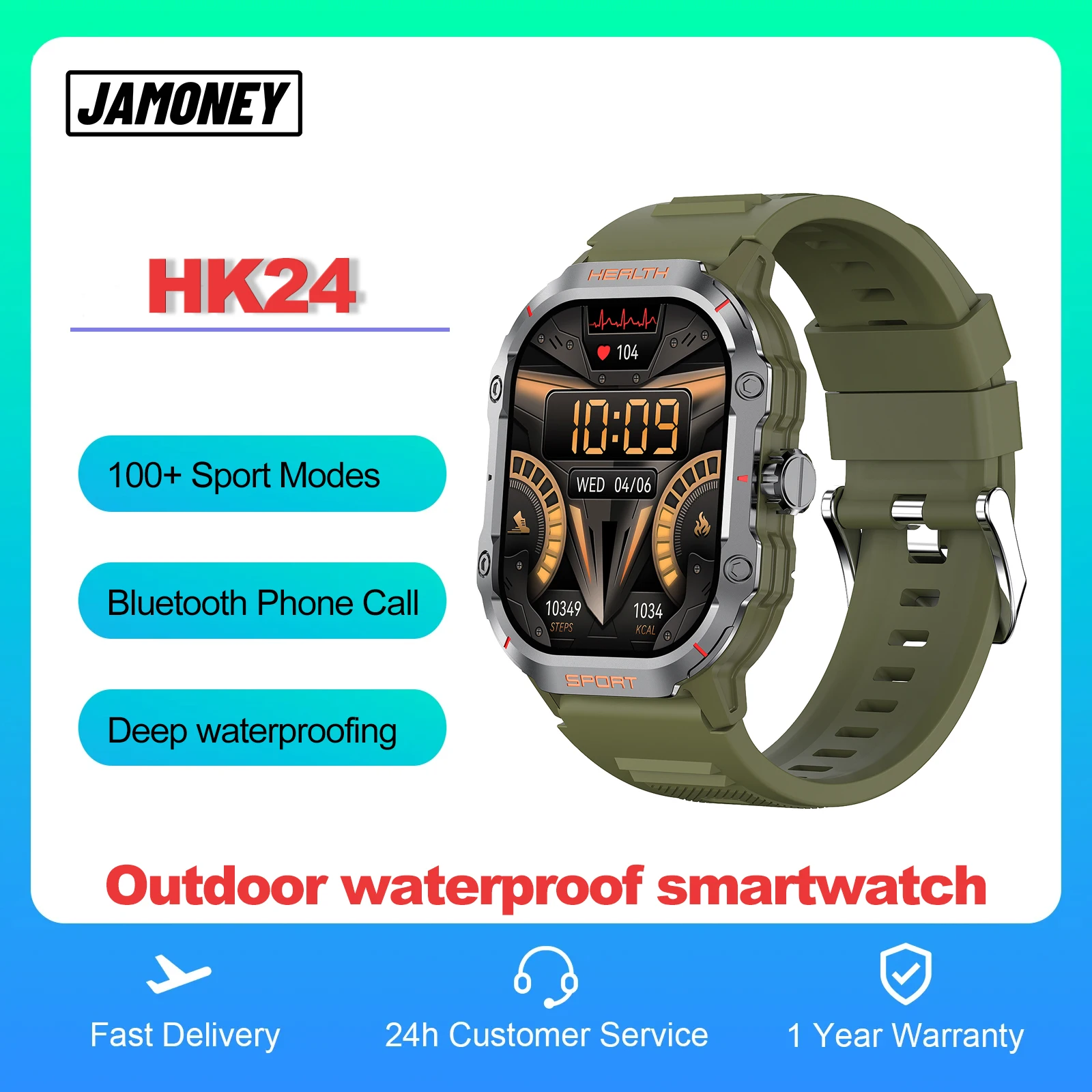 JAMONEY-HK24-ATM-Outdoor-Waterproof-Sports-Monitoring-Fashion-Smart ...