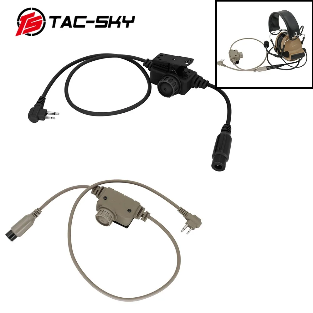 TAC-SKY-RAC-PTT-Adapter-2-Pin-Motorola-Compatible-Tactical-COMTAC-I-II ...
