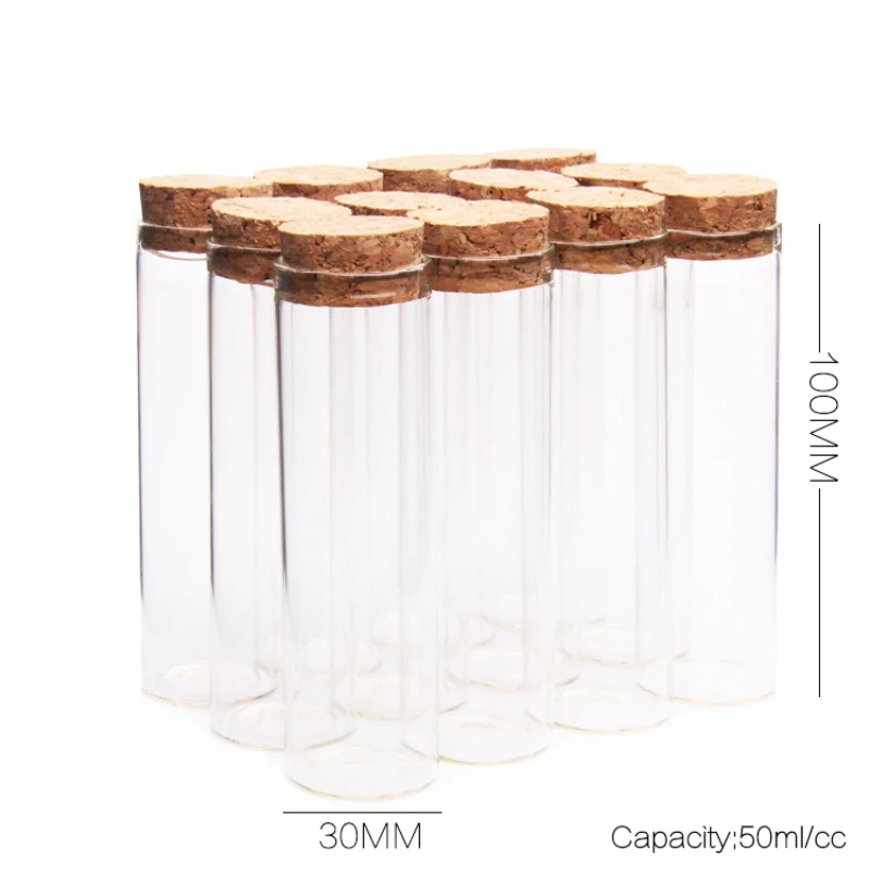5-pieces-of-50ml-30-100mm-test-tube-glass-bottles-with-cork-caps-glass ...
