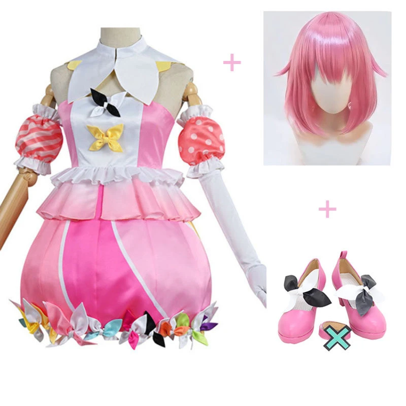 ¡Proyecto Sekai colorido para escenario! Ootori Emu Otori Emu disfraces de Cosplay, peluca ...