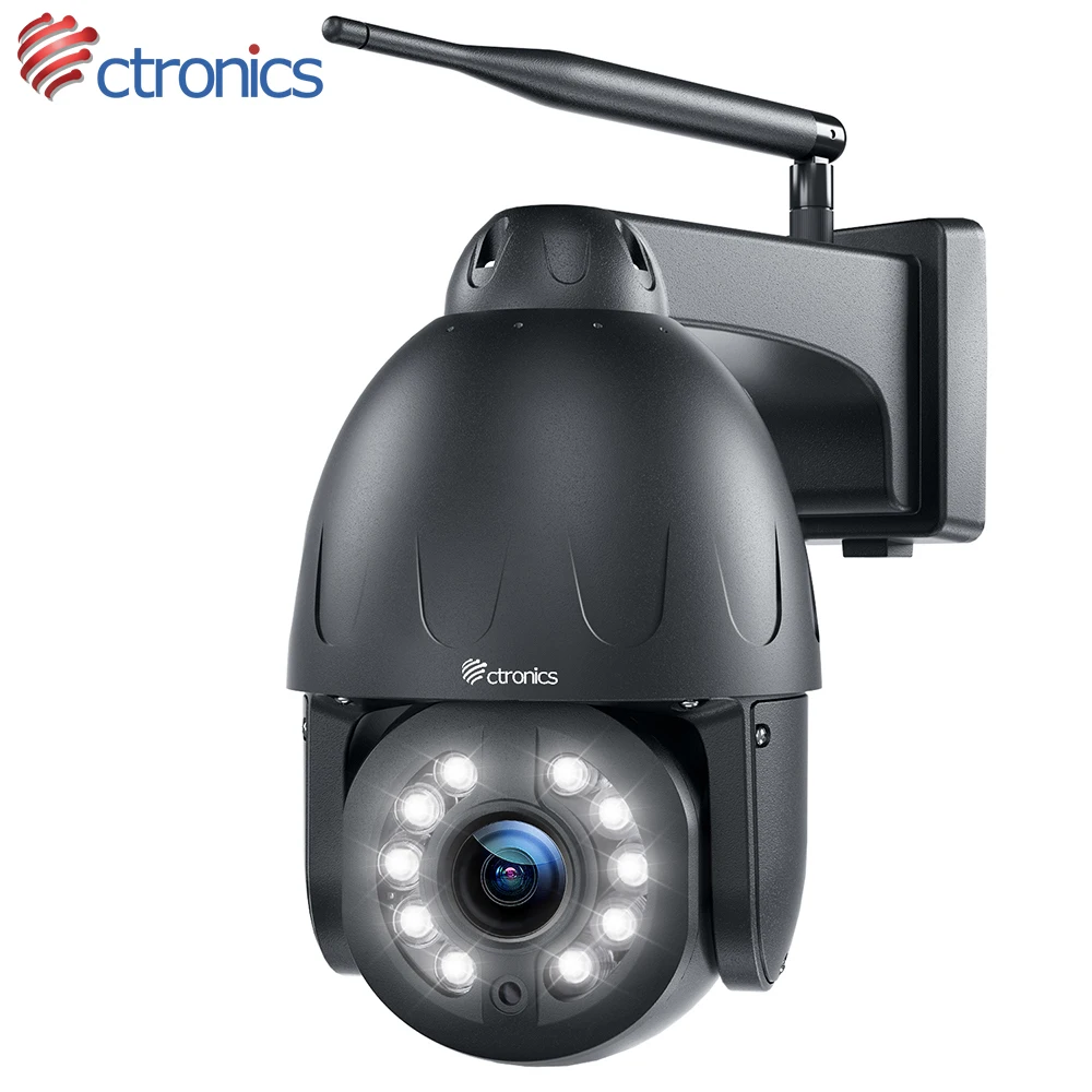 Ctronics 5MP Wifi Security Camera 16x Optical Zoom Outdoor Auto Cruise ...