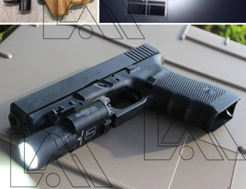 Tactical X300 Ultra Pistol Gun Light X300u Weapon Light Lanterna Torch ...