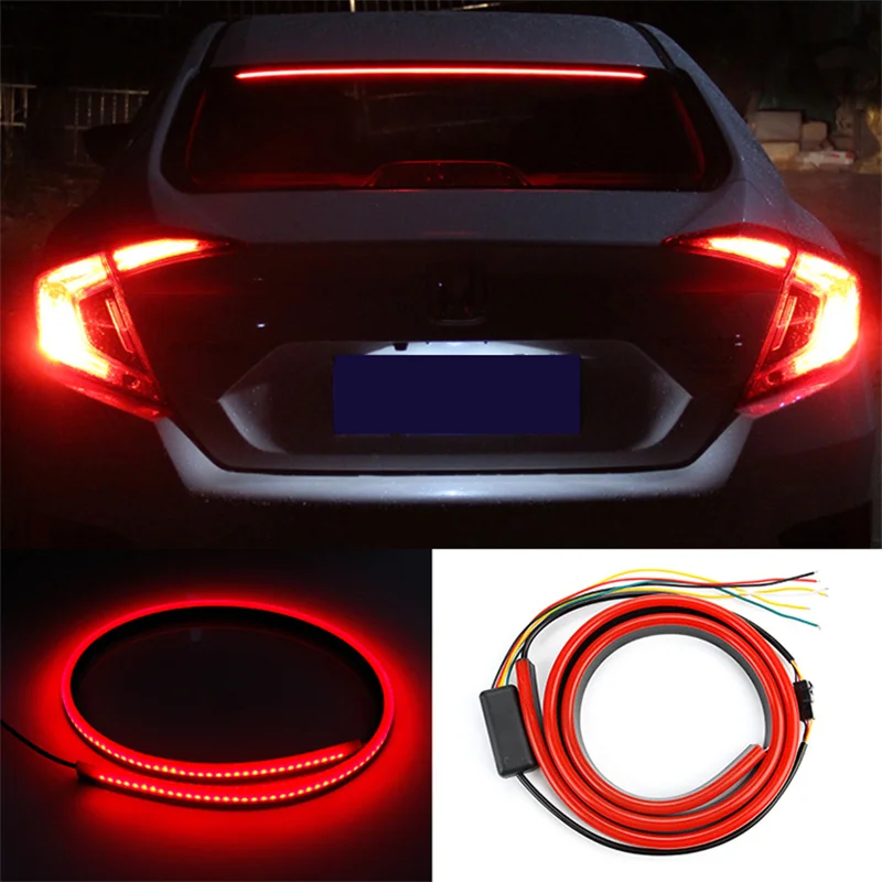 100cm-Car-Rear-Wing-Trunk-Spoiler-Brake-Light-Strip-Car-Trunk-Spoiler ...